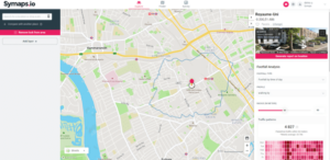 Isochrone map : drawing and analyzing isochrones