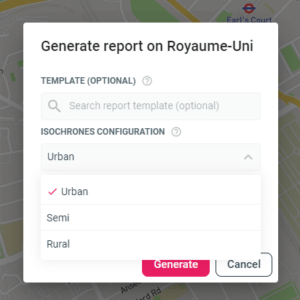 Isochrone map : drawing and analyzing isochrones
