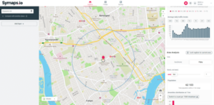 Isochrone map : drawing and analyzing isochrones