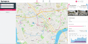 Isochrone map : drawing and analyzing isochrones